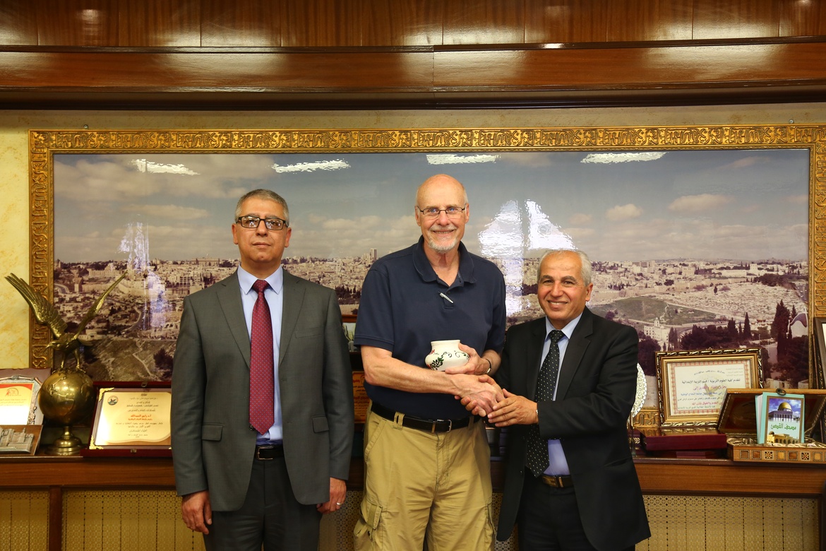 An-Najah National University - An-Najah Receives a Delegation from PARC